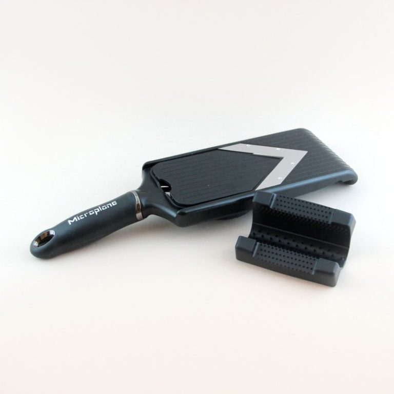 Microplane Adjustable V Slicer with Julienne Blade - Pantry Magic