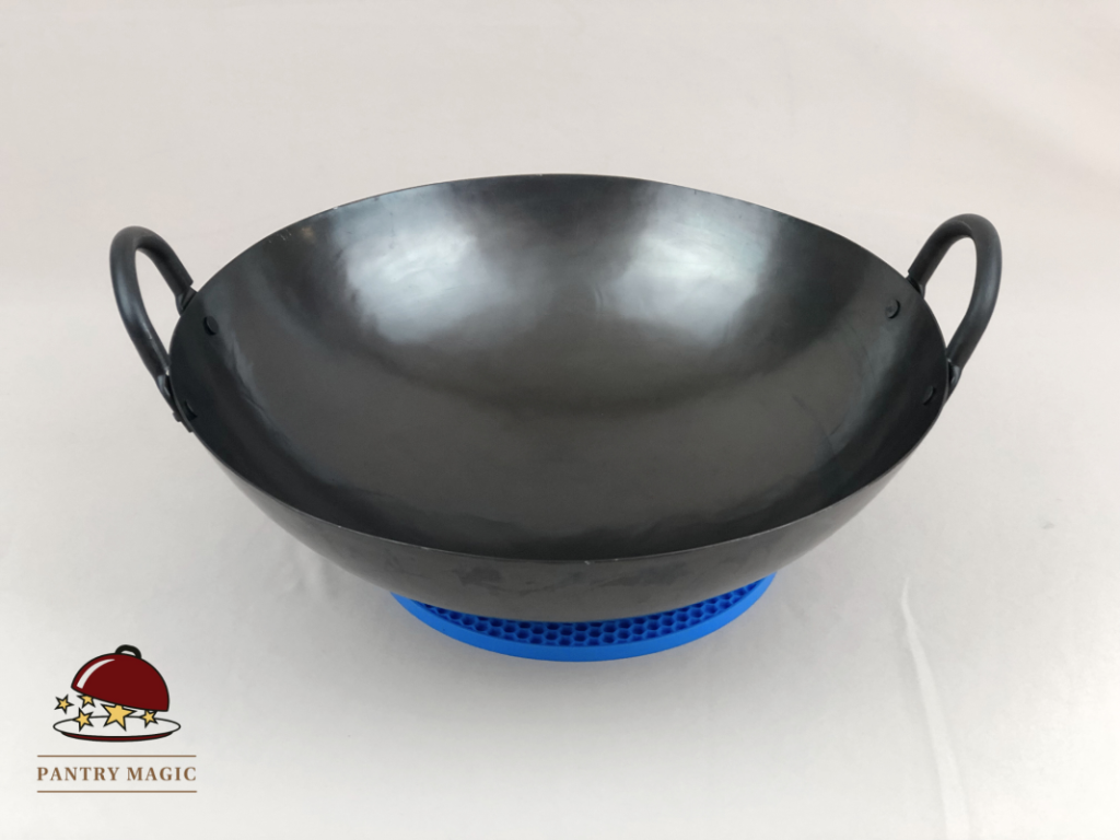 Carbon Steel Dual Handle Wok 2 Metal Handle - Pantry Magic